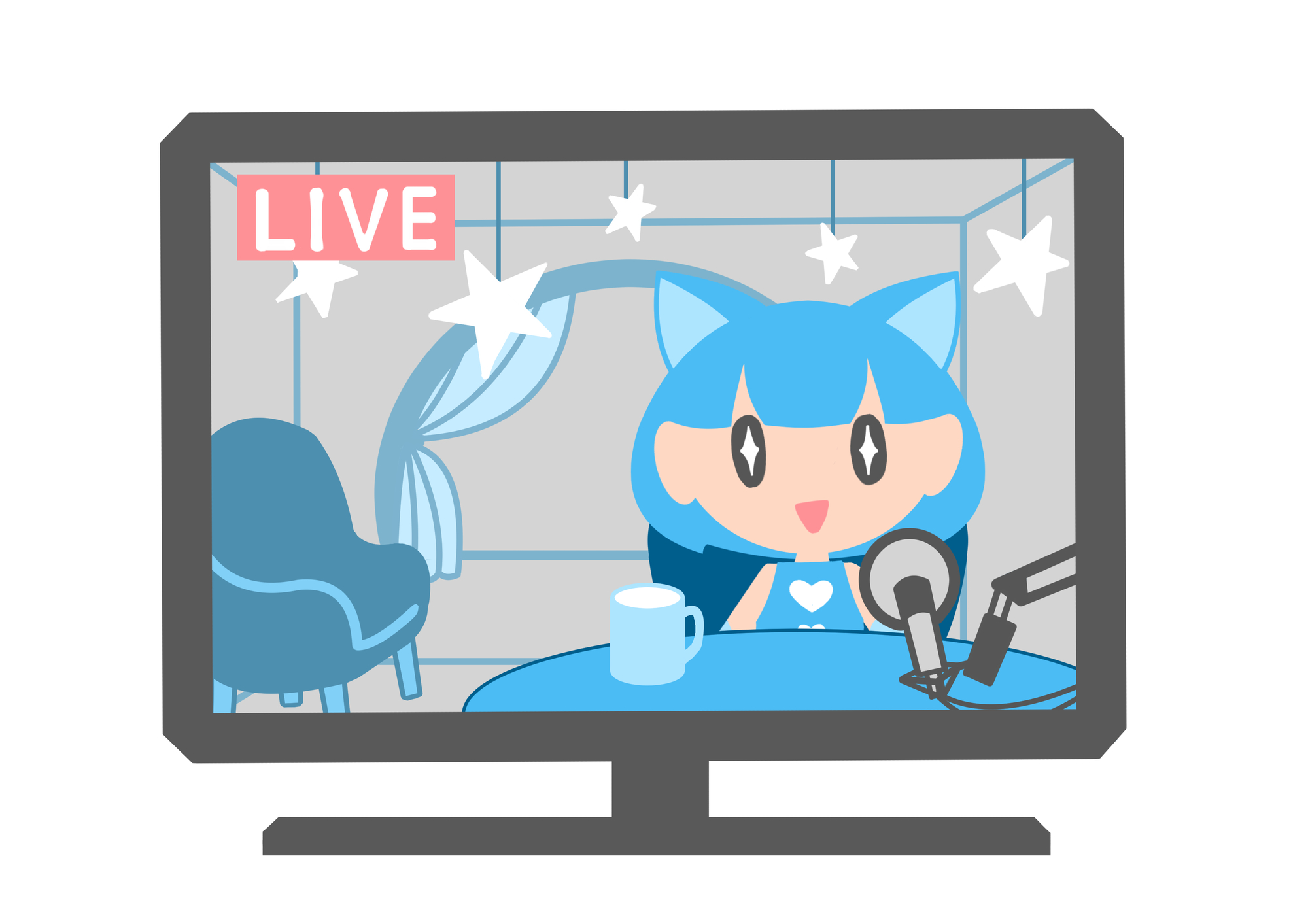 VTuberの初配信でやることとは？必要な準備とおすすめの配信内容を紹介 | coneなセカイ